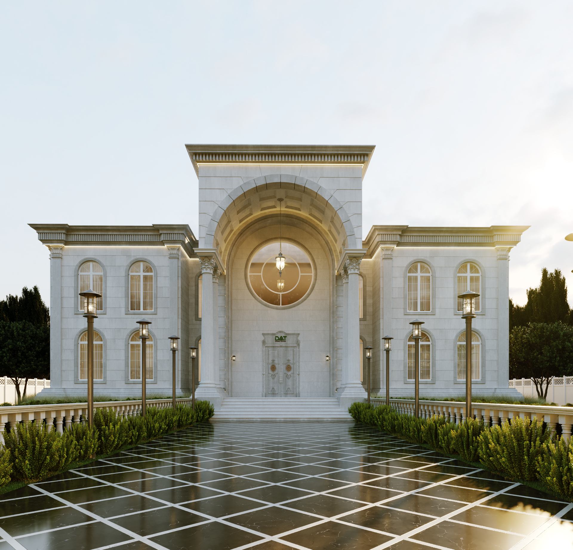 Classic Arabesque Villa Design in Dubai by DAT