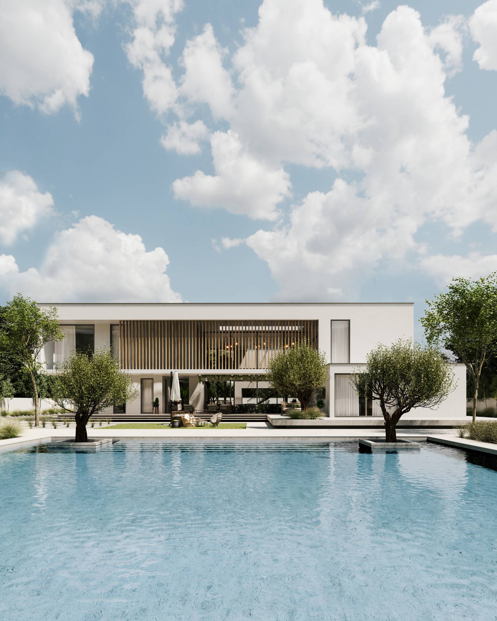 Linear Modern Villa by DAT